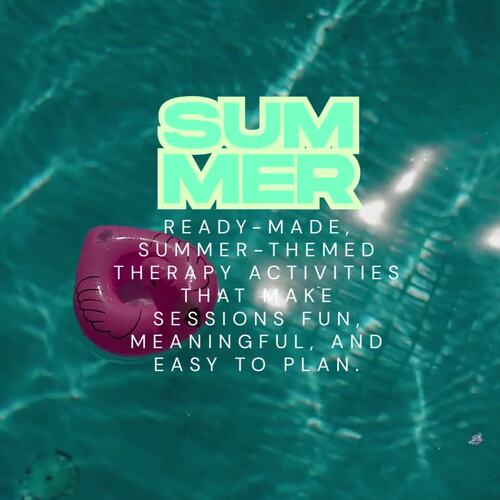 Summer Therapy Workbook | Mindfulness, Self-Care, Grounding, and SEL ...
