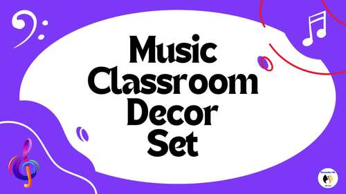 Purple Welcome to Music Classroom Decor:Dynamic, Tempos, Motivational ...