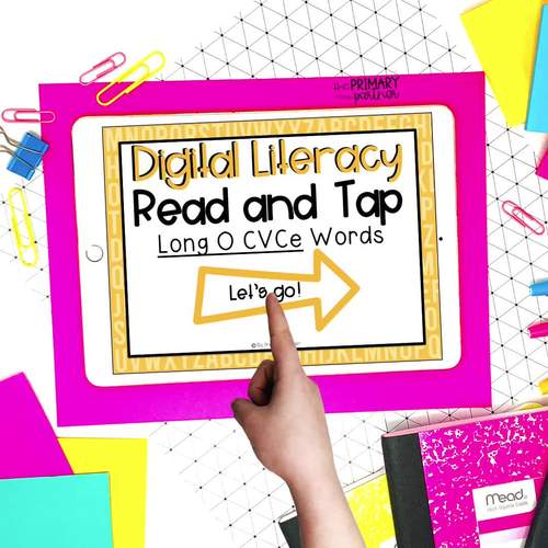 Long O CVCe Digital Interactive Task Cards | Self-Checking Google ...