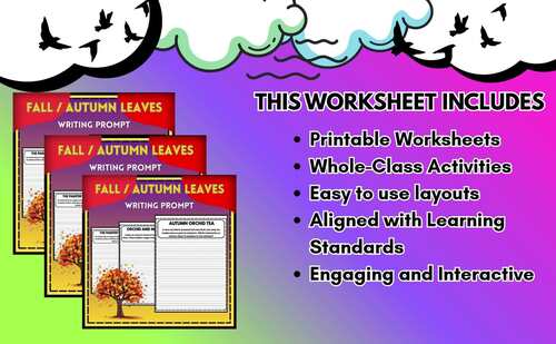 Autumn Orchid Writing Prompts | 20 Creative Journal & Story Starters ...