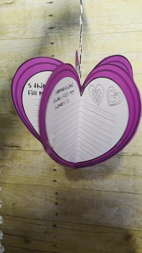 My Heart Is Full – Valentine 3D Heart Craftivity | Writing & SEL Activity