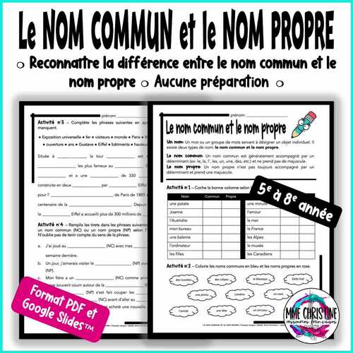 La Grammaire I Le nom I Le déterminant I L'adjectif qualificatif BUNDLE