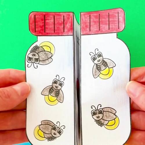 Life cycle of a firefly sequencing craft activity cut and paste summer ...