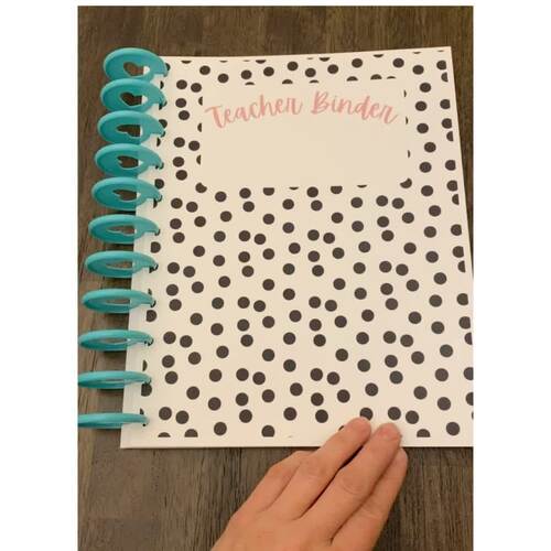 TEACHER BINDER- monthly calendar- lesson and small group planning- FREE ...