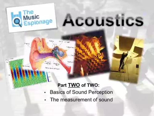 Understanding Acoustics-Part Two by The Music Espionage | TpT