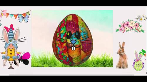 Easter Computer Skills- Decorate me- eggs, gnomes and symmetry | TPT