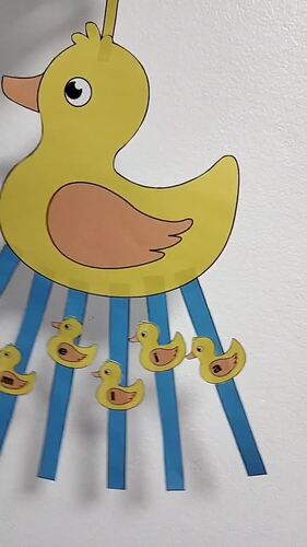 Rubber Ducky Day Name Hanging Craft Bulletin Board Coloring PRESCHOOL ...