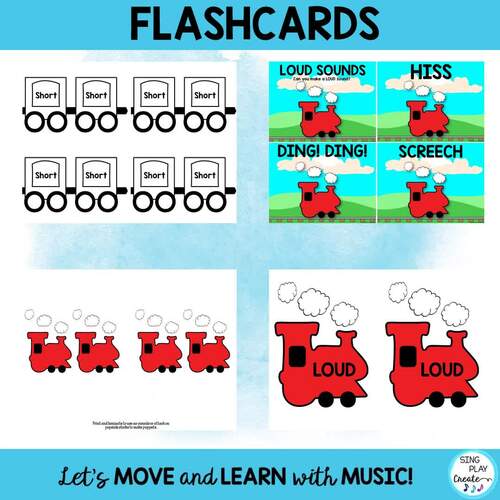 Kindergarten Music and Movement Activities: Train Theme, Dynamics, Tempo