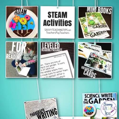 STEAM Science Write IN THE GARDEN by Savvy Teaching Tips | TpT