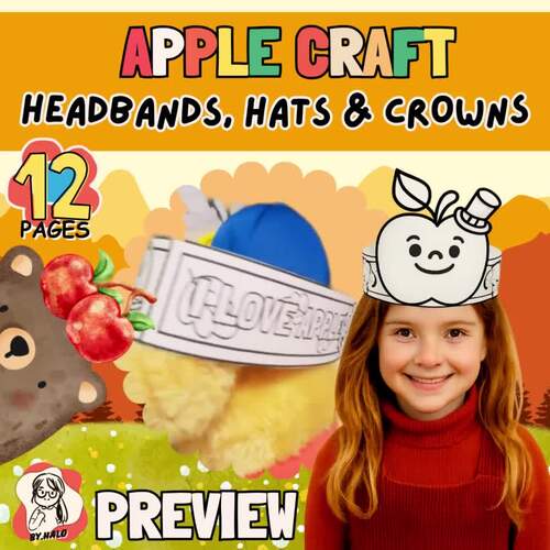 Apple Headbands Hats & Crowns Craft | Fall Season Activity | Autumn
