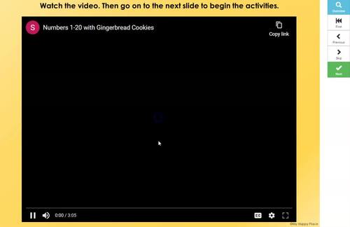 Digital Gingerbread Math: Counting & Comparing Numbers - Seesaw, Boom ...