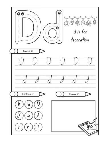 Holiday & Winter ABC Handwriting Practice Preschool Curriculum ...