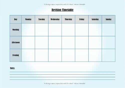 5 Study Planner Pack Worksheets Blue by Worksheet Whisperer | TPT