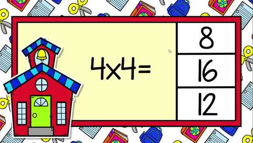 Giggly Games Back to Class Doubles Multiplication GOOGLE SLIDES Distant ...