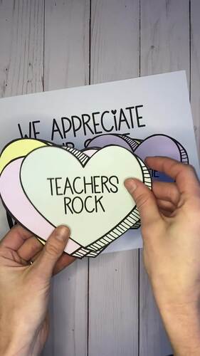 Valentine's Day Staff Appreciation Bulletin Board Display February ...