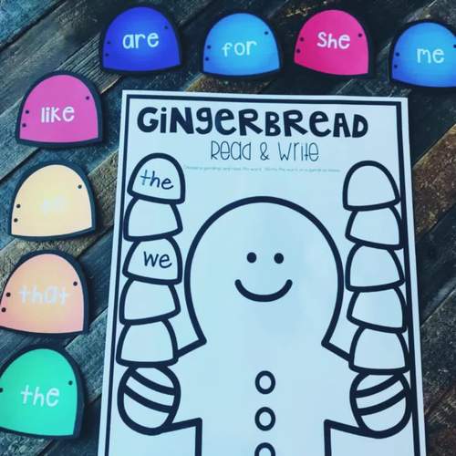 Sight Word Games, Activities Editable Kindergarten December Christmas