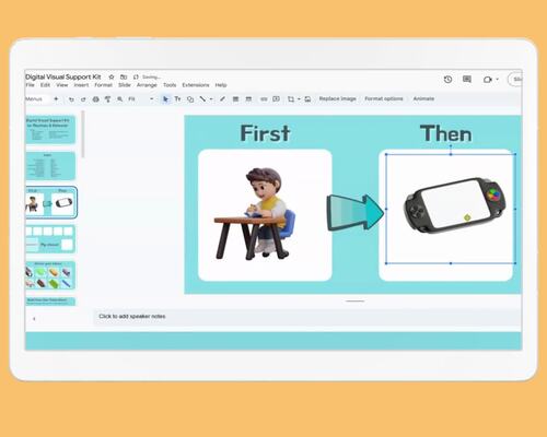 Digital Visual Supports Kit | First-Then Board | Token Boards | Routine ...
