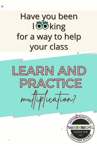 Desert Boho Multiplication Posters and Practice | TPT