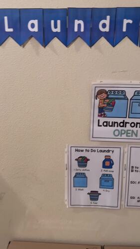 Laundromat Dramatic Play | Laundry Room Dramatic Play Area | TPT