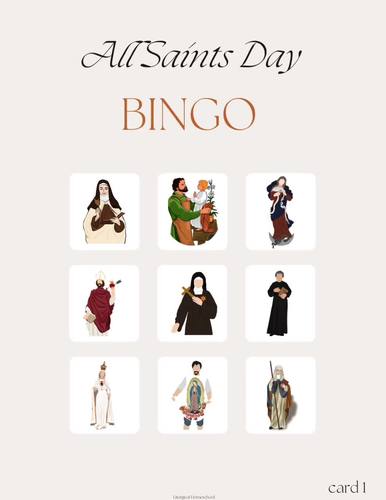 All Saints Day Bingo by LITURGICAL HOMESCHOOL | Teachers Pay Teachers