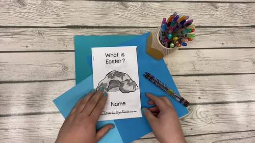 Christian Easter Holy Week Activities Bible Lesson Mini Book by Teach ...