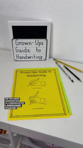 Guide to Handwriting for Parents Grown Ups EDITABLE - English & Spanish ...