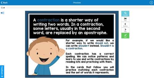 Type the Contraction Boom Cards by Second Grade Smiles | TPT