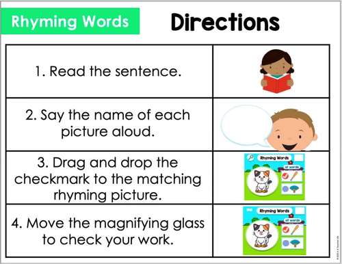 Rhyming Words Digital Phonics Google and Seesaw by A Kinderteacher Life