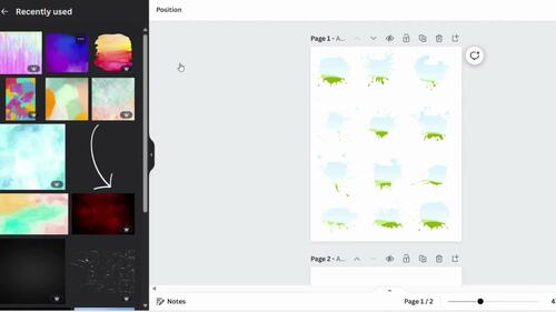 Editable Fill Your Own Paint Splatter Canva Frames, Paint Splash Canva ...