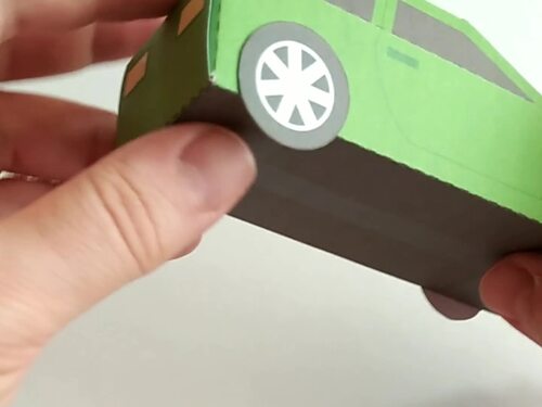 CAR Type A. Paper Toy / Gift Box by ixia3d | TPT