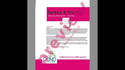 Turkey Tracing Pages | Thanksgiving Fine Motor Activities for Fall