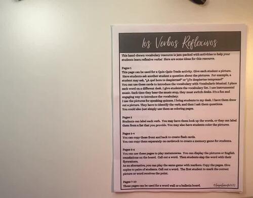 Spanish Reflexive Verbs Games & Activities by SinginSeñorita | TPT