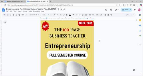 Entrepreneurship | FULL SEMESTER Bundle | Turnkey Units | New 2025