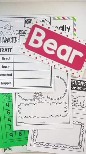 Bear Stays Up for Christmas Read Aloud Book & Activities Holiday ...