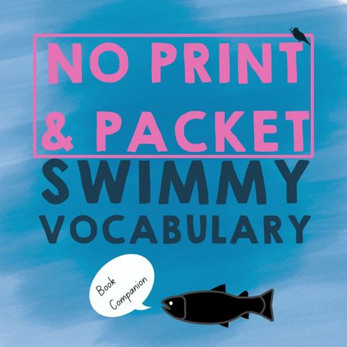 SWIMMY Vocabulary Speech Book Companion Boom™ Cards & Printable Activities