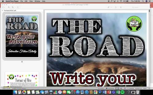 The Road | Cormac McCarthy | Interactive Fiction Activity | DIGITAL & PRINT