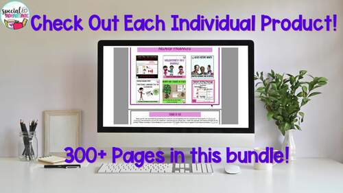 Adapted and Modified February Special Days Bundle for Special Education ...