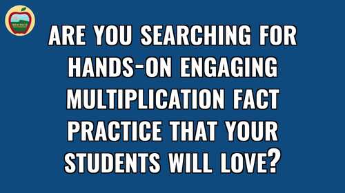 7 Facts - Multisensory Multiplication Math Intervention Activity Pack