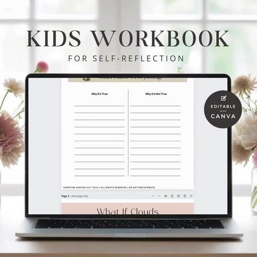 Self Reflection Workbook for Upper Elementary SEL and Creative Thinking ...