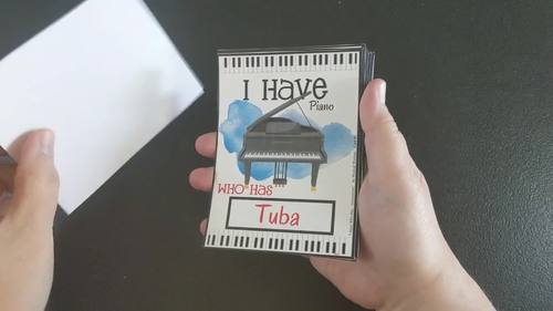 I Have Who Has Musical Instruments by Musical Musings | TPT
