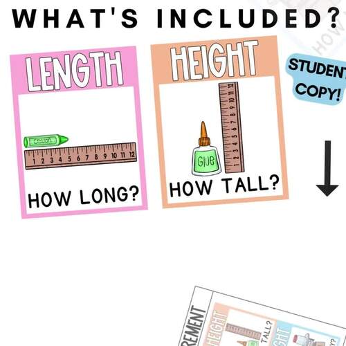 Hey Lisa! Bright & Happy Measurement Posters | Editable | *NEW | TPT