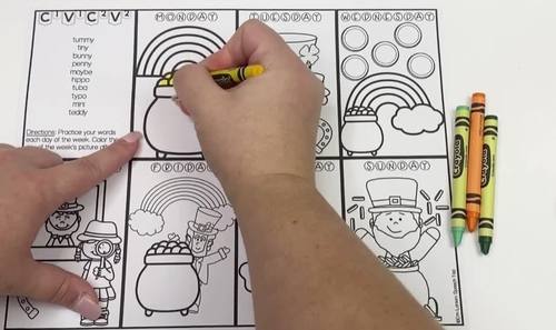 St. Patrick's Day Apraxia Homework by Speech Tea | TPT