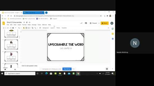 Unscramble the Word CVC Short O- Google Slides by Mrs Winnie | TpT