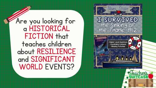 I Survived the Sinking of the Titanic, 1912 {Novel Study} - PRINT & DIGITAL