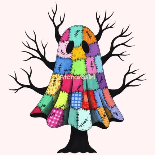 Haunted Tree Silhouettes – 17 Handmade-Inspired Halloween Clipart Graphics,