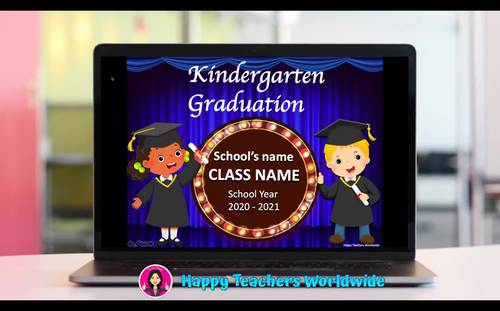 Kindergarten Graduation Ceremony Powerpoint Slideshow | TPT