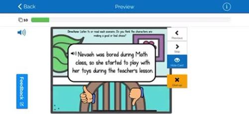 Online Learning Good or Bad Choices Scenarios Boom Cards™, Digital Task ...