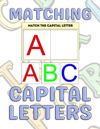 Matching of Capital/Uppercase Letters Activity by Beehavior Beehive