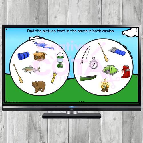 Camping Handwriting Practice No Prep Writing Prompts With Pictures & Words