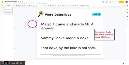 Digital First Grade Letterland Word Detectives by The Tiny Tot Teacher